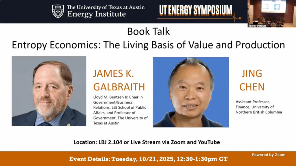 Book Talk – Entropy Economics: The Living Basis of Value and Production ...